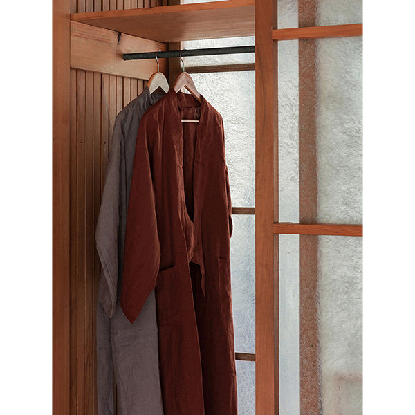 Citta Linen Robe | Brick - The Panton Store