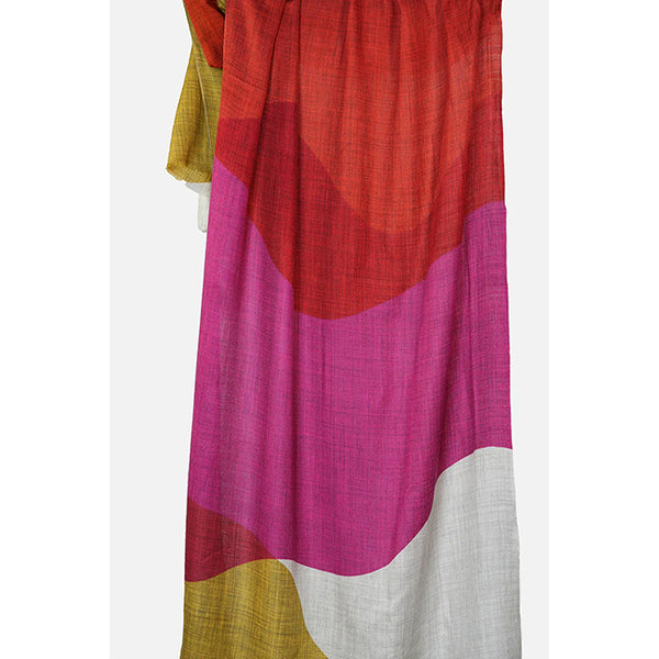 Tradition Textiles Merino Wool Scarf | Overlap - The Panton Store